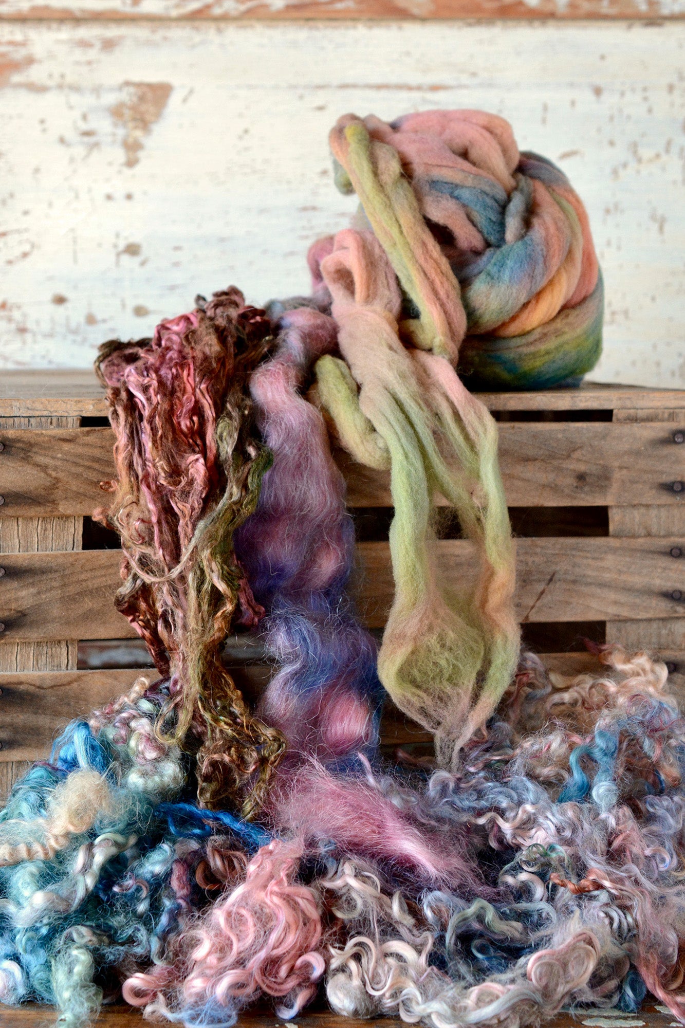 Fiber Art Bundle - Vintage Rose 5 oz – Sarafina Fiber Art