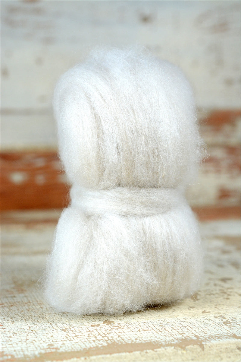 Wool Roving by Sarafina - Silver 1 oz – Sarafina Fiber Art